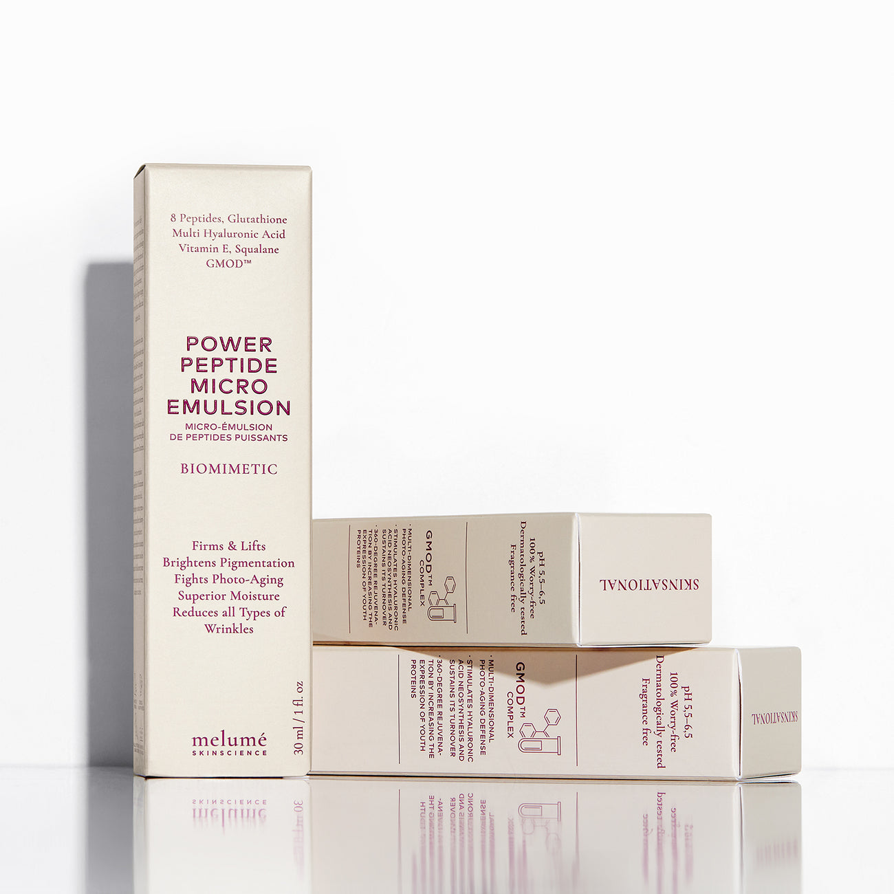 Peptides for Skin | Micro-Emulsion Facial Peptides - Melumé