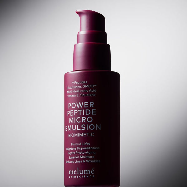 Peptides for Skin | Micro-Emulsion Facial Peptides - Melumé Skinscience