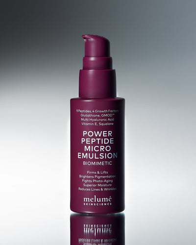 Peptides for Skin | Micro-Emulsion Facial Peptides - Melumé Skinscience